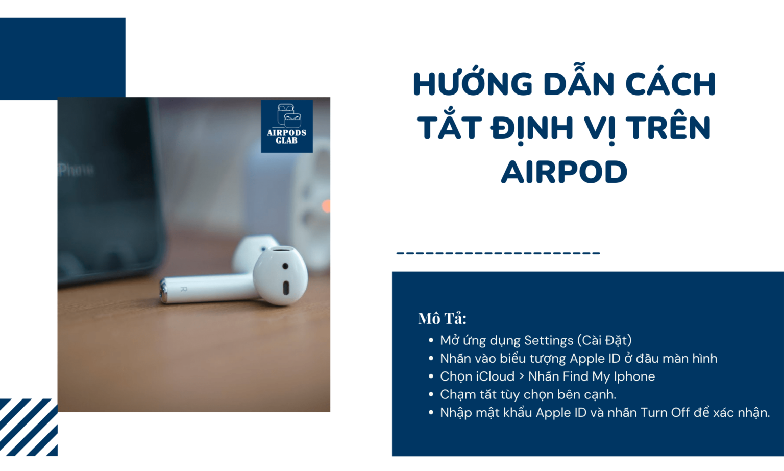 Tắt Định Vị Airpod, Cách Giúp Bạn Bảo Mật Tốt Thông Tin