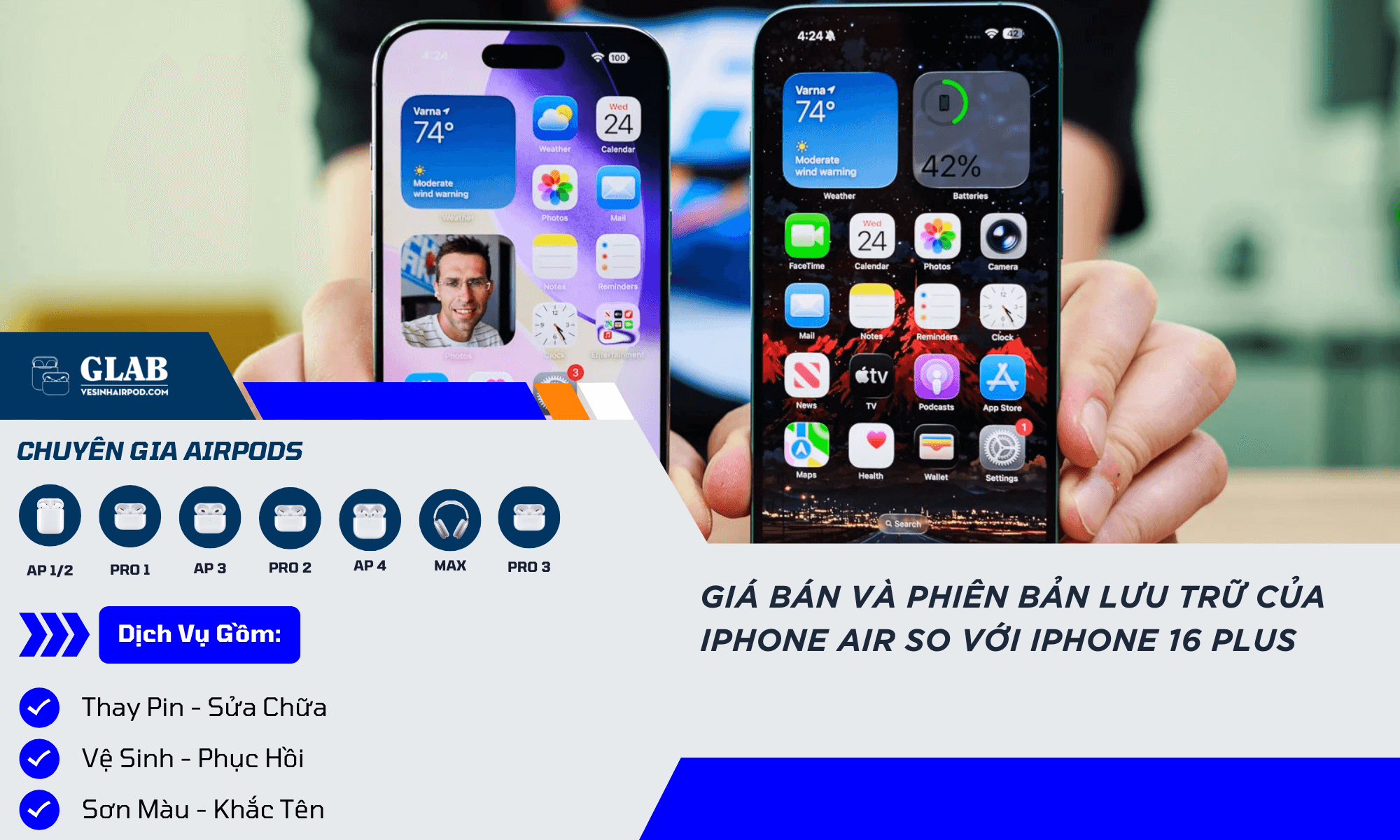 iPhone Air So Với iPhone 16 Plus : Lựa Chọn Mới Này Có Gì Nổi Bật