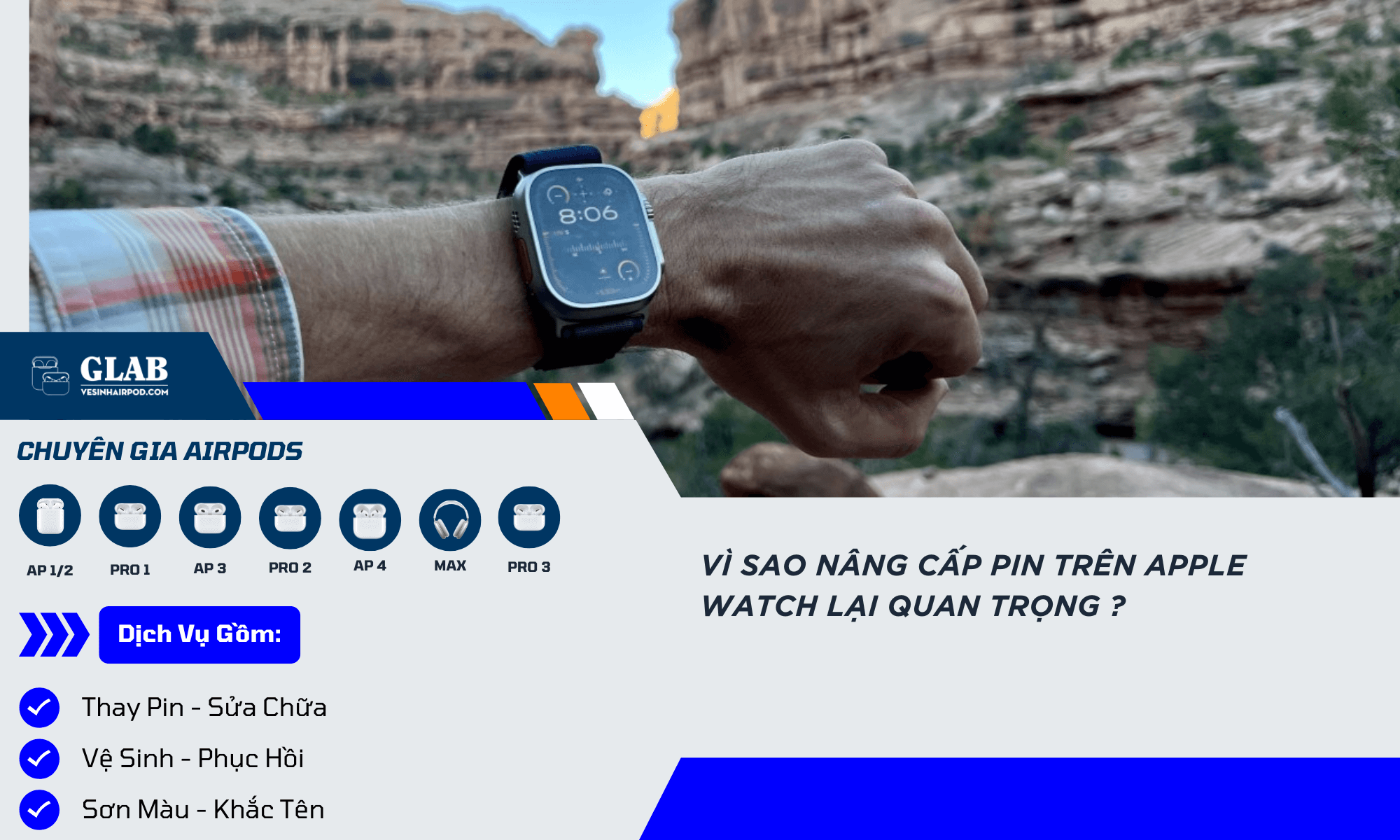 So Sánh Thời Lượng Pin Của Apple Watch Ultra 3 Và Series 11, Ultra 2 ...