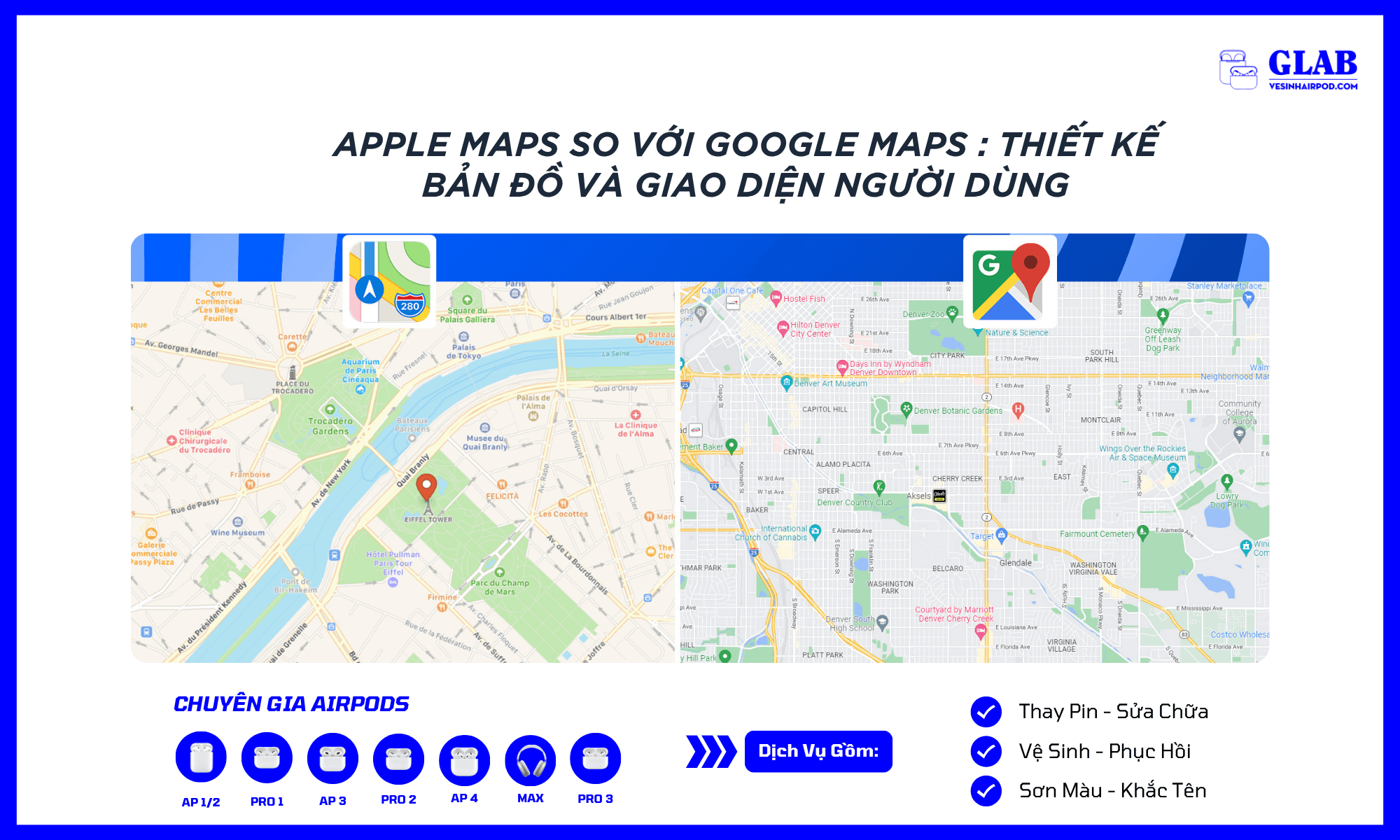 Apple Maps So Với Google Maps : Ứng Dụng Nào Lý Tưởng Cho iPhone Của Bạn