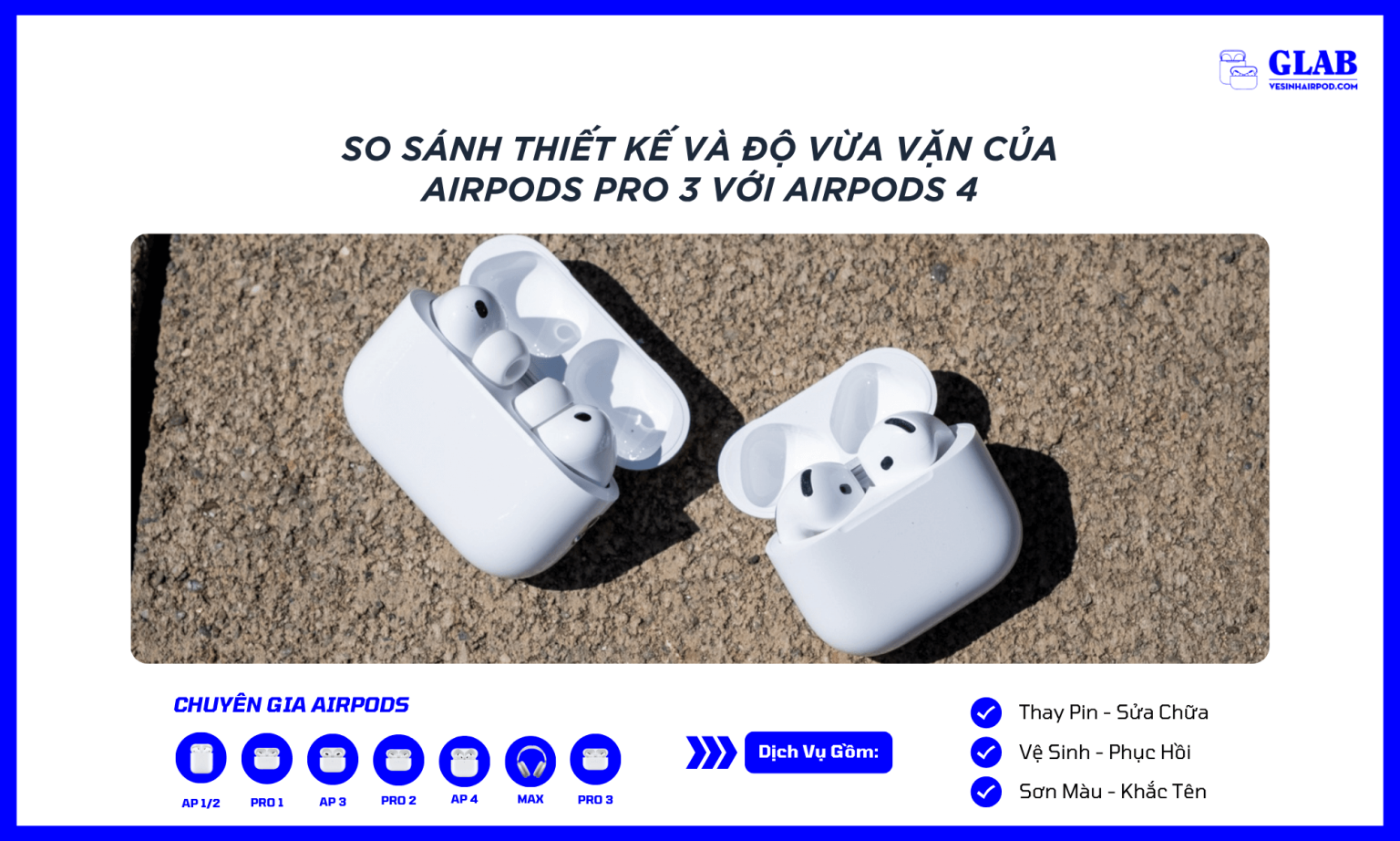 Airpods Pro 3 So Với Airpods 4: Chênh Lệch Giá Lớn, Khác Biệt Lớn