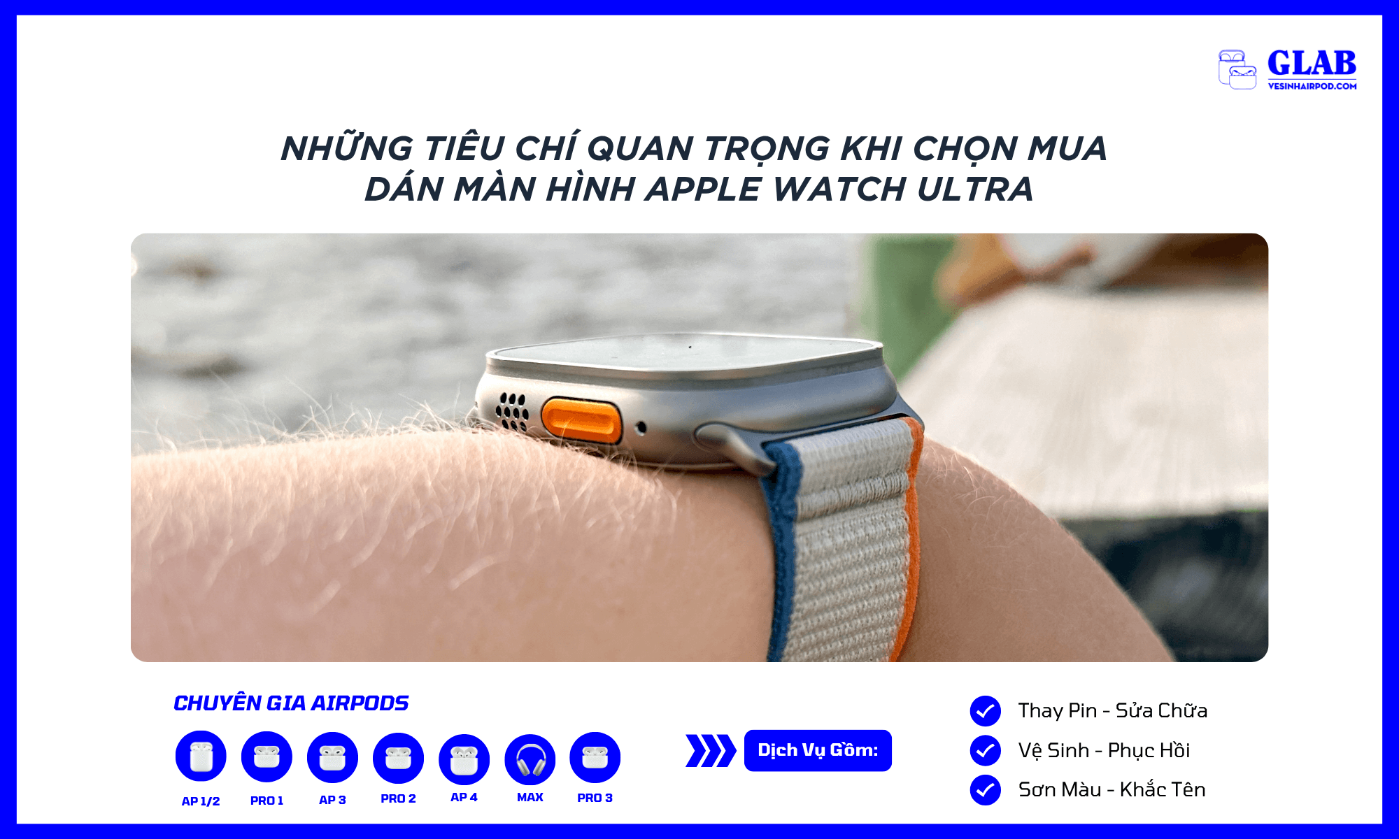Miếng Dán Màn Hình Tốt Nhất Cho Apple Watch Ultra 3, Ultra 2 Và Ultra
